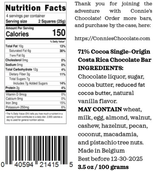 Connie's Chocolate – GROK LLC / Connie Willis